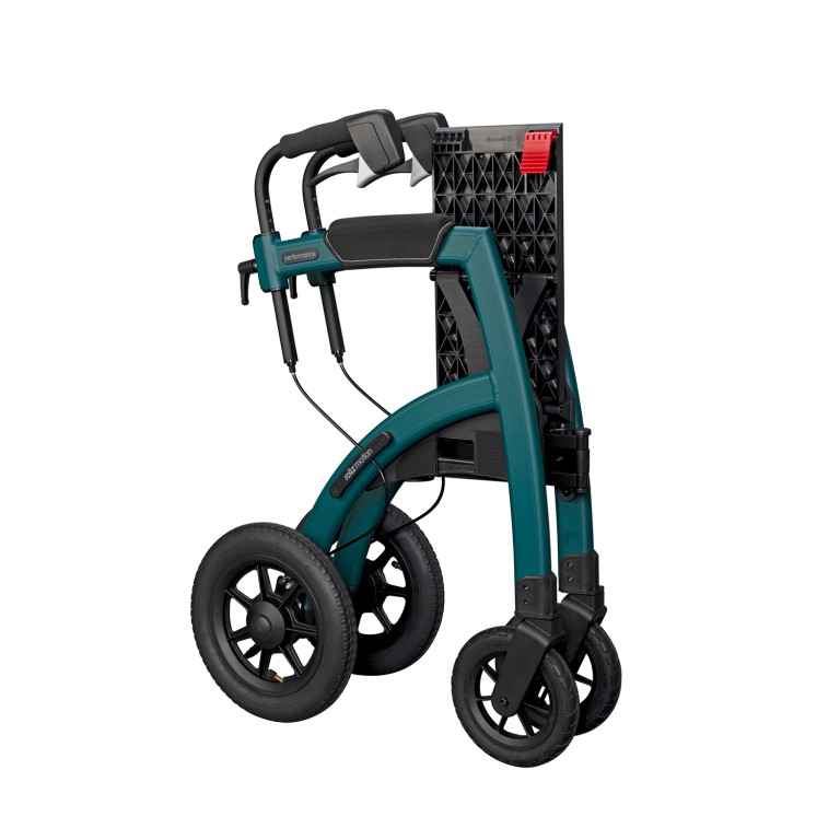 Rollz Motion Performance Rollator with Pneumatic Tires